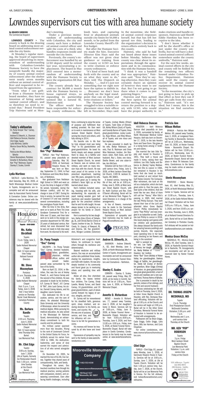 Page A4 | Daily Journal e-Edition | djournal.com