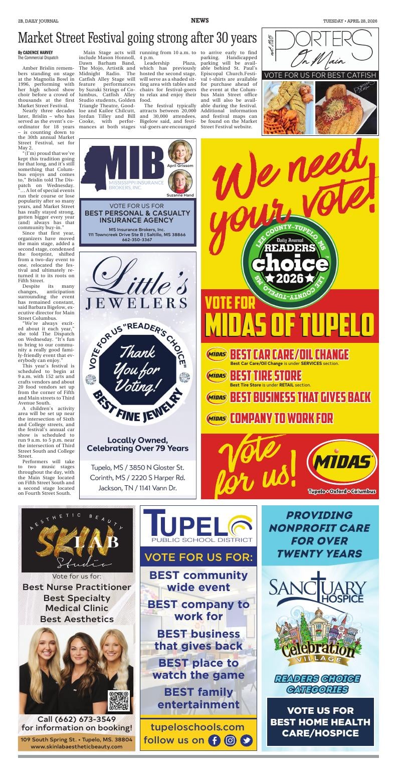 Page B2 | Daily Journal e-Edition | djournal.com