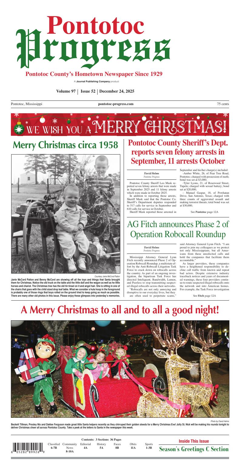 Page A001 | Pontotoc Progress e-Edition | djournal.com