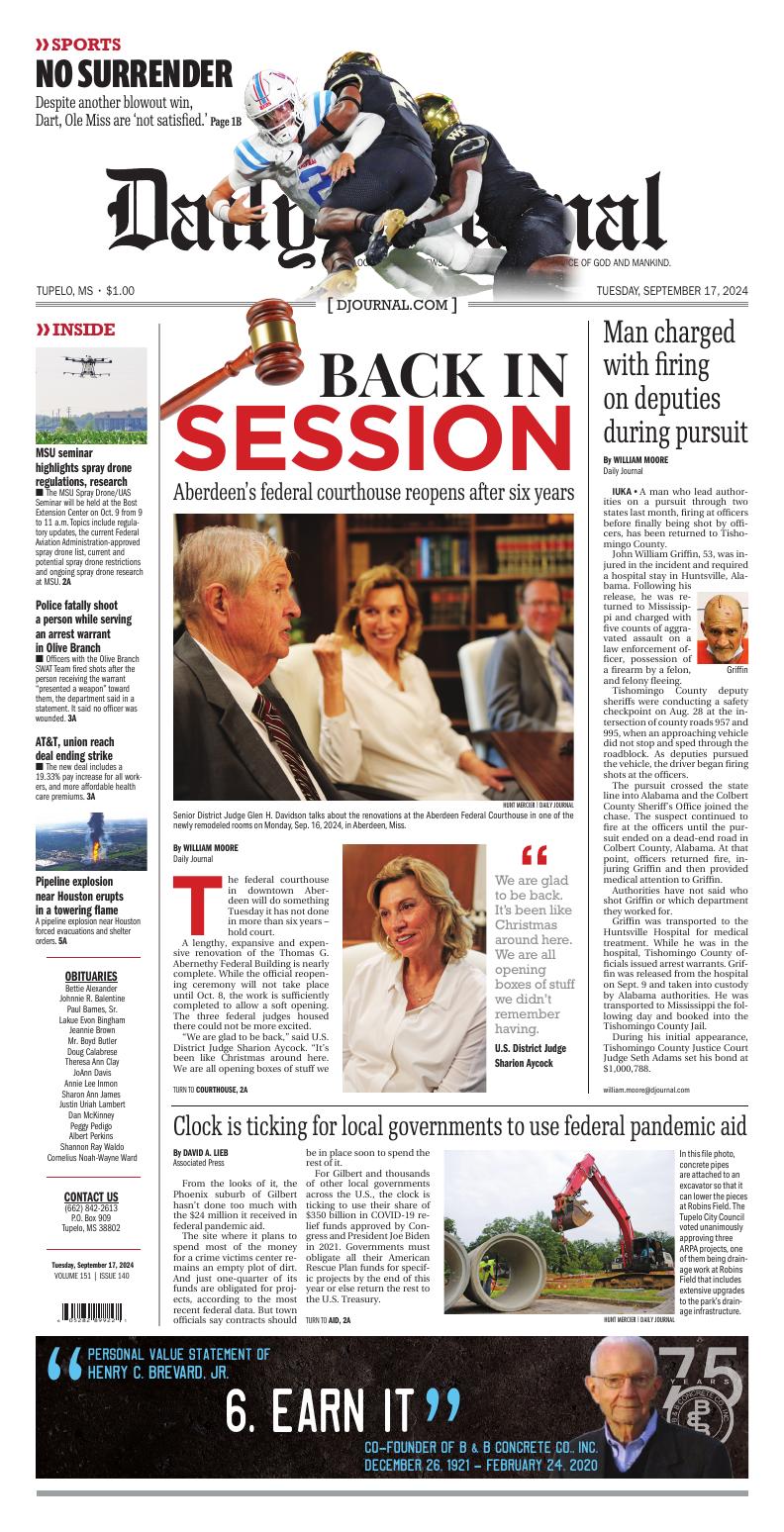 Page A1 | Daily Journal e-Edition | djournal.com