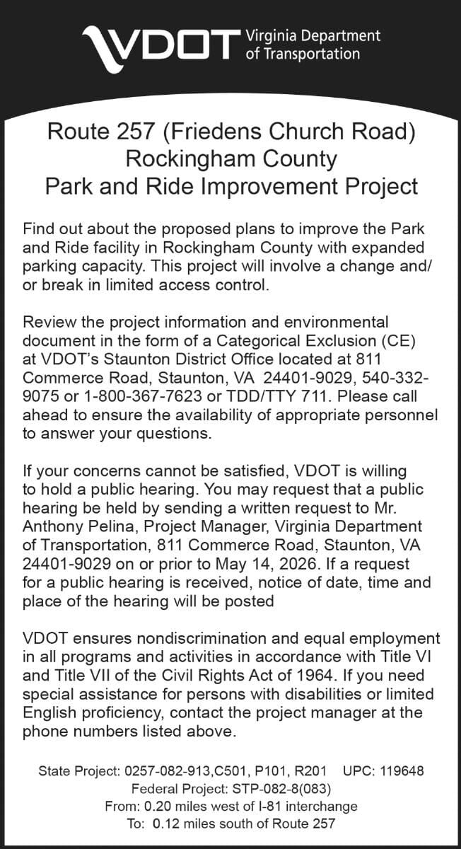 VA DEPT OF TRANSPORTATION | Marketplace | dnronline.com