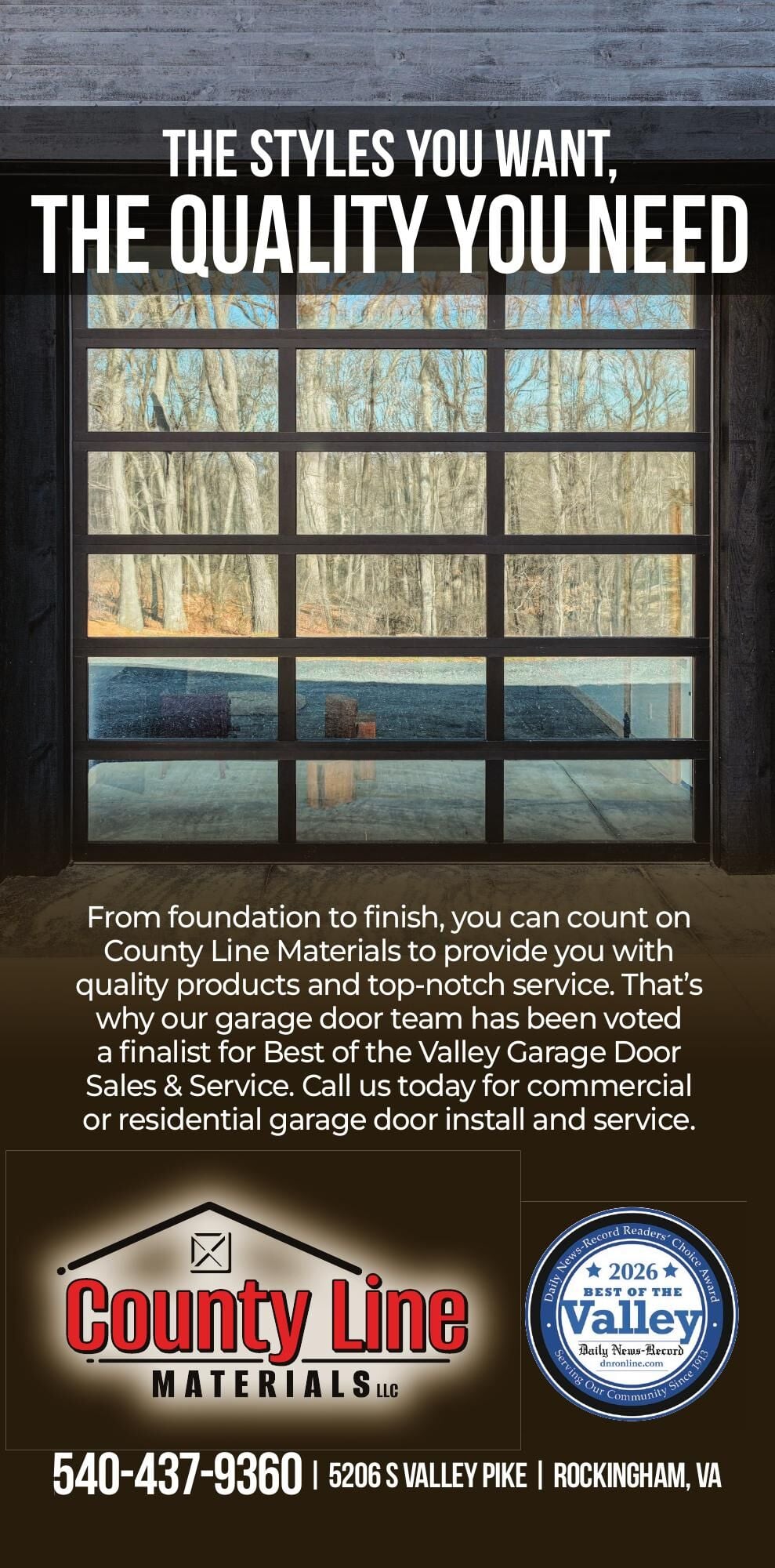 COUNTY LINE MATERIALS LLC | Marketplace | dnronline.com