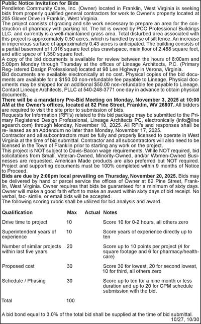 DNR Pill Box Pharmacy Invitation for Bid | Notices | dnronline.com