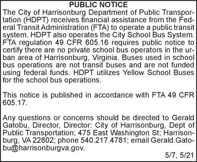 School Bus Public Notice | Notices | dnronline.com