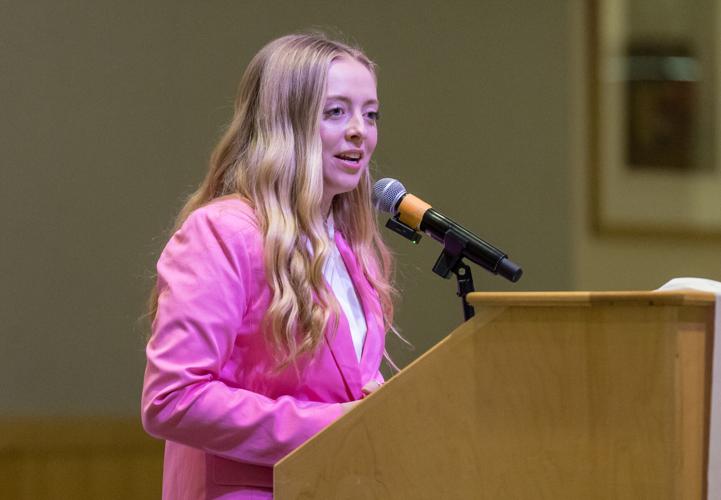 Turning Point hosts conservative activist Riley Gaines at James Madison ...
