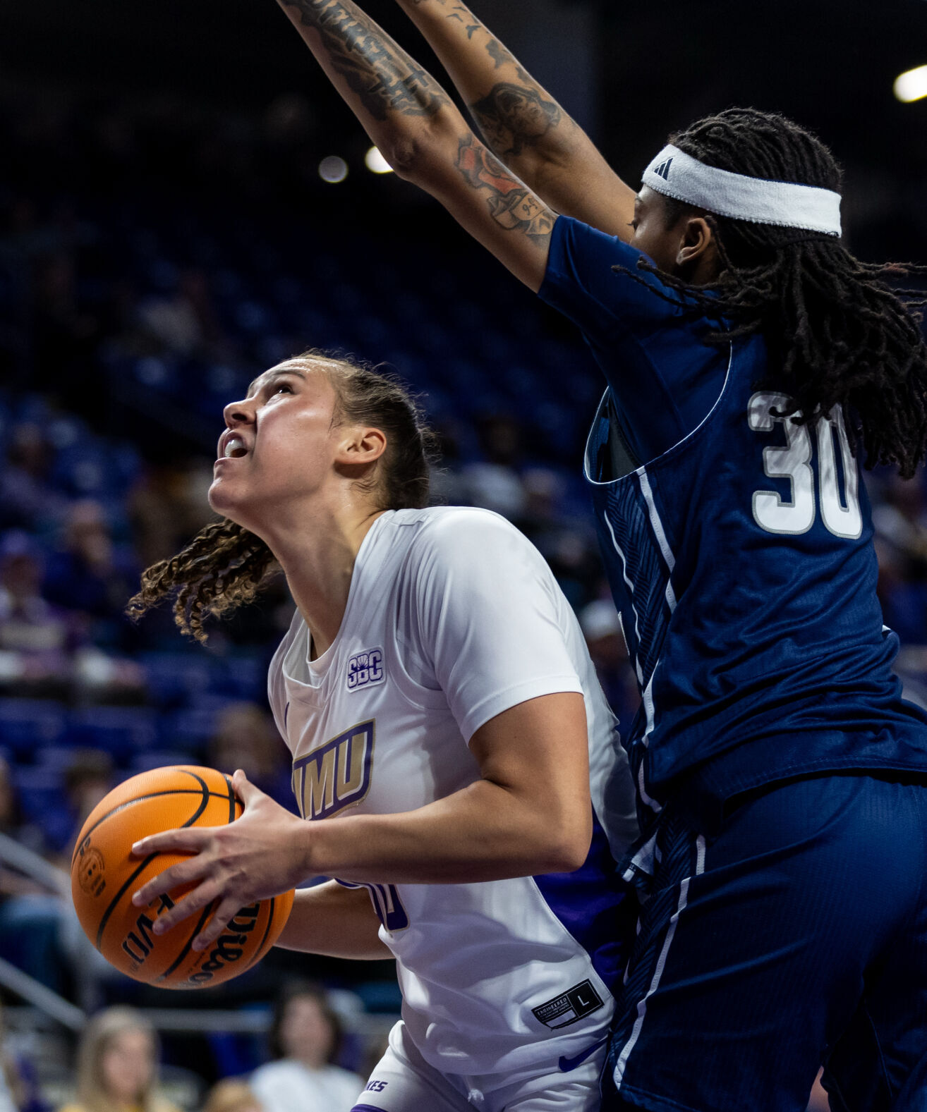 Peyton McDaniel, Ashanti Barnes earn All-Sun Belt Conference nods ...