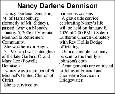 Nancy Darlene Dennison | Obituaries | dnronline.com