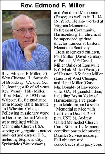 Rev. Edmond F. Miller | Obituaries | dnronline.com