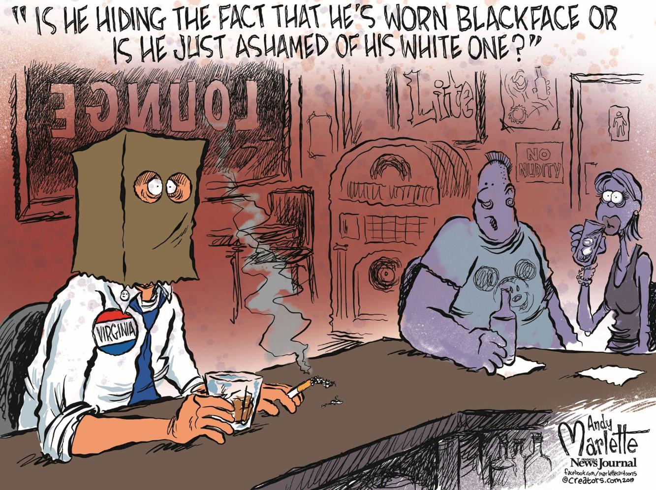 White Face? | Cartoon | dnronline.com