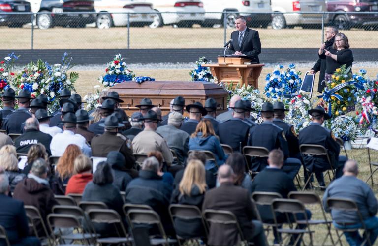 Slain Stanley Police Officer Winum Honored At Service | Photo ...