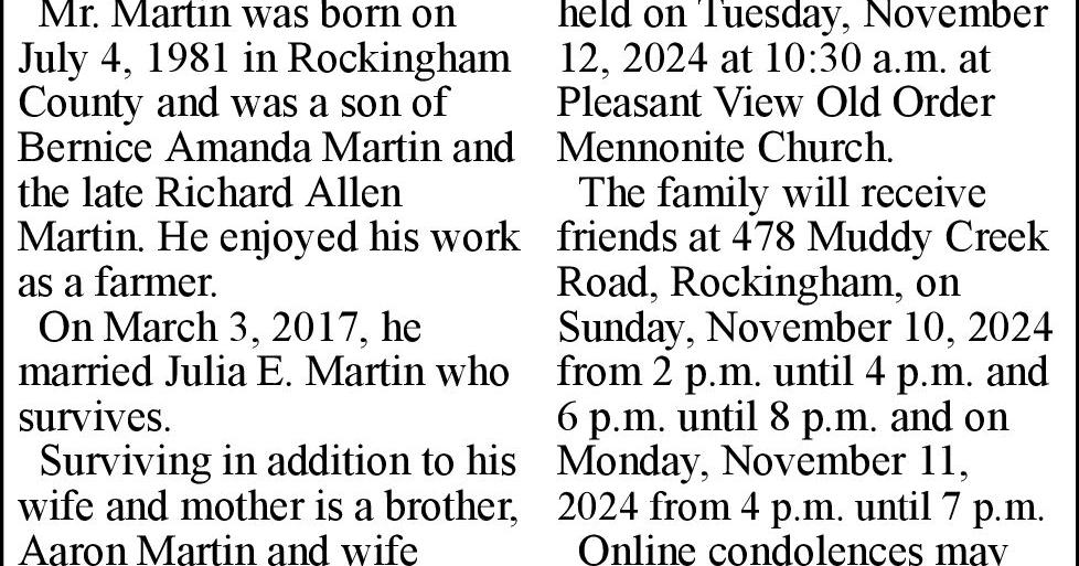 Fred A. Martin | Obituaries | dnronline.com