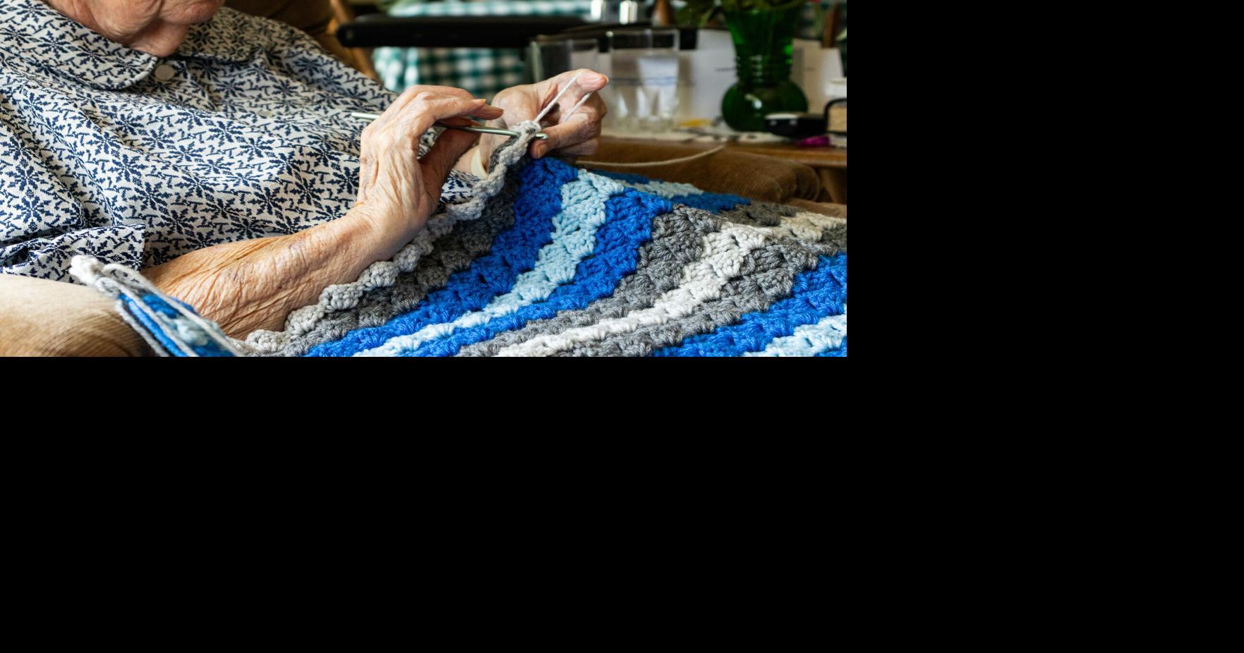 92-Year-Old Woman Finishes 500th Lap Robe For Hospice Patients | News ...