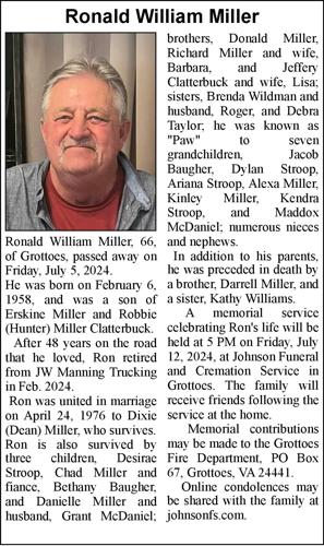 Ronald William Miller | Obituaries | dnronline.com