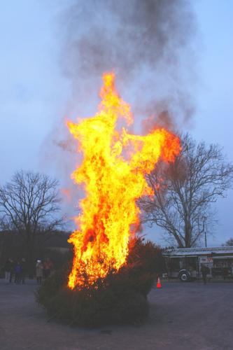 Weyers Cave gets all fired up as Christmas trees go up in flames ...