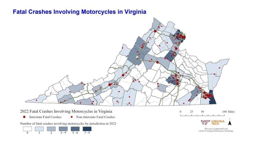 Rockingham And Augusta Counties Top Locations For Motorcycle Fatalities ...