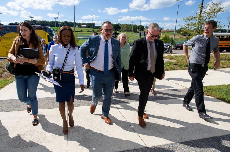 U.S. Secretary Of Education Visits Bluestone Elementary School As Part ...
