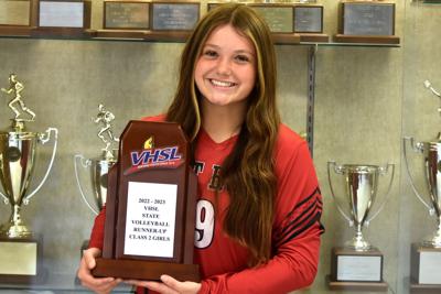 ALL-VALLEY VOLLEYBALL LIBERO OF THE YEAR: East Rockingham's Bria ...