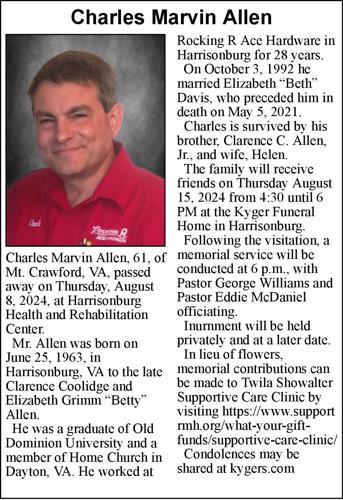 Charles Marvin Allen | Obituaries | dnronline.com