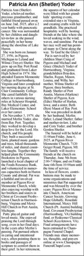 Patricia Ann (Shetler) Yoder | Obituaries | dnronline.com