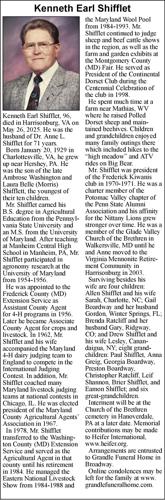 Kenneth Earl Shifflet | Obituaries | dnronline.com