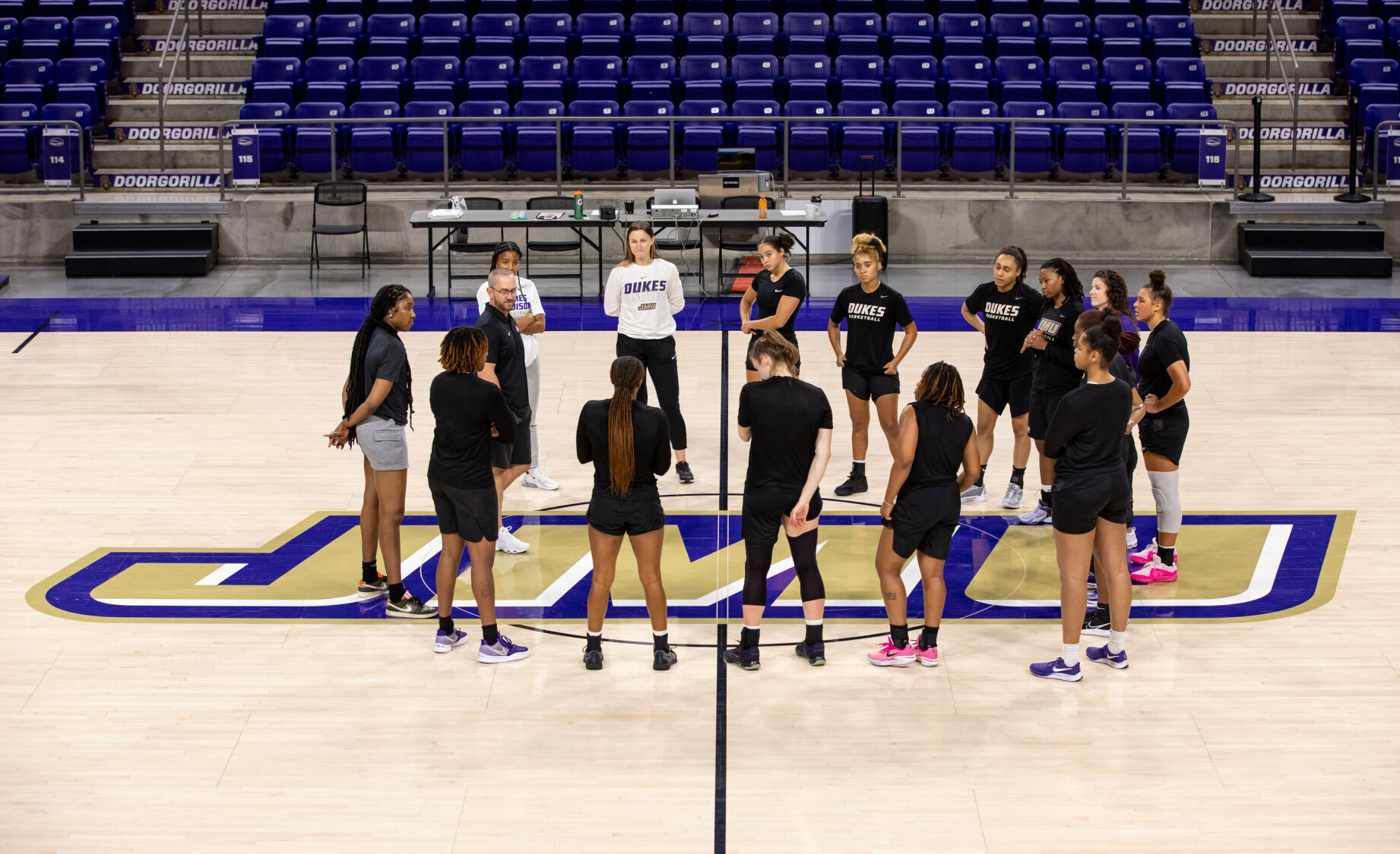 JMU coach O'Regan 'really appreciative' on first day of practice | James Madison University ...