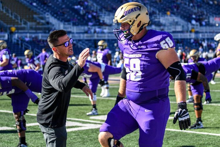 JMU offensive lineman Trent Wilson making the most of freshman year ...