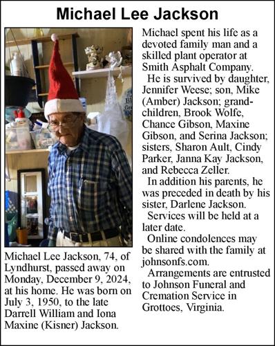 Michael Lee Jackson | Obituaries | dnronline.com