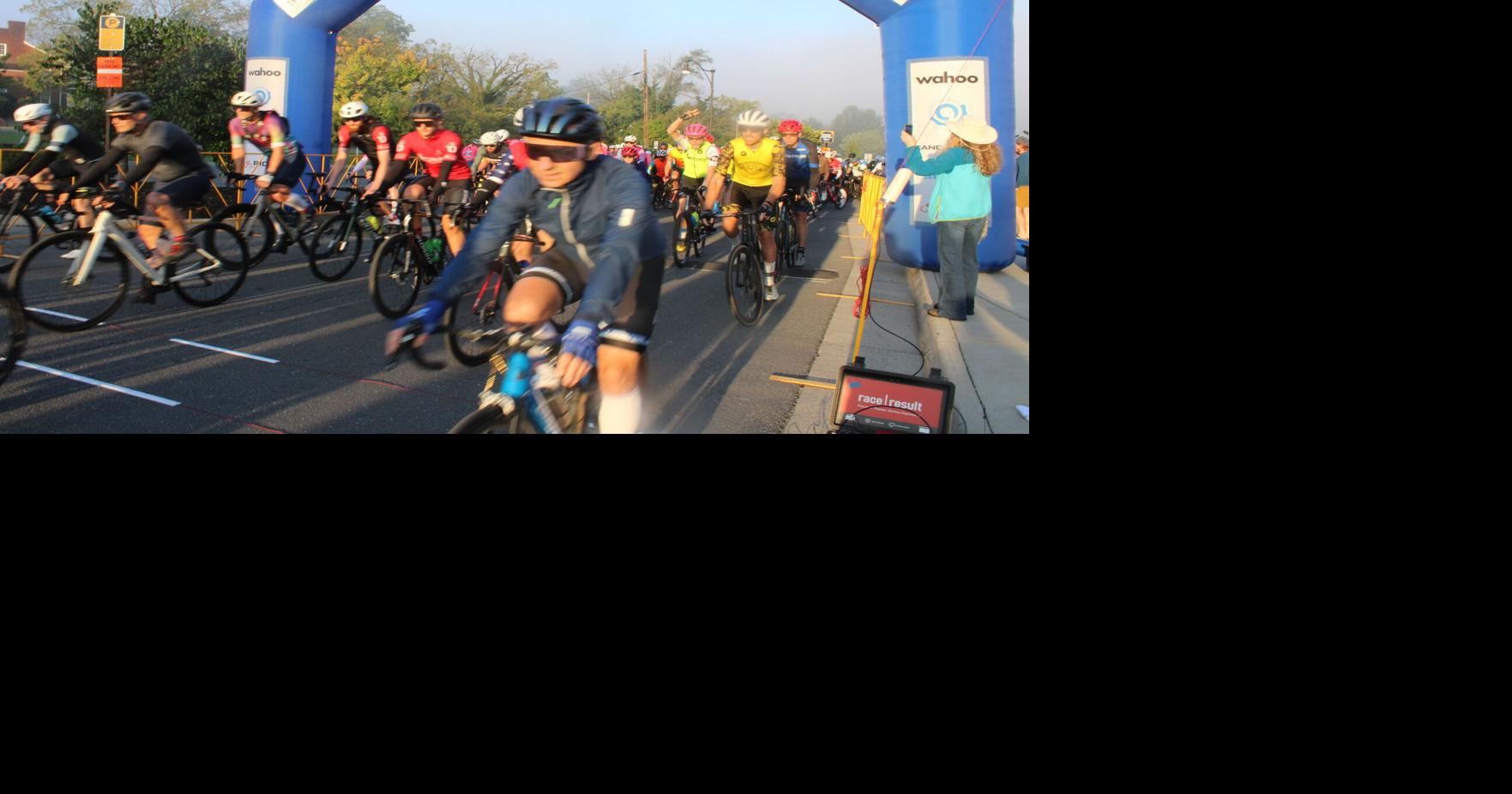 Hundreds participate in long-distance bicycle race to raise money to ...