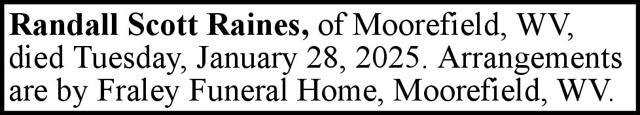Randall Scott Raines | Obituaries | dnronline.com