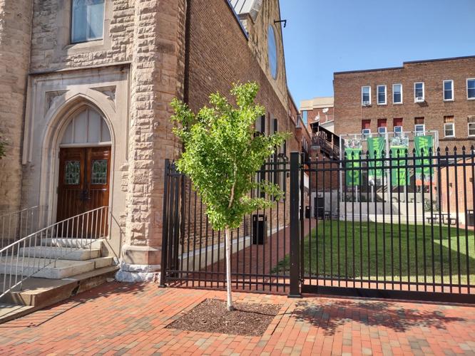 Church Finishes Community Green Space On Court Square | News ...