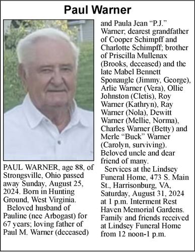 Paul Warner | Obituaries | dnronline.com