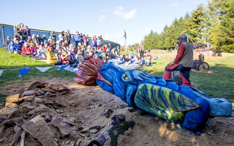 Chainsaw Artist Partners With EMES To Build Play Space | Harrisonburg ...