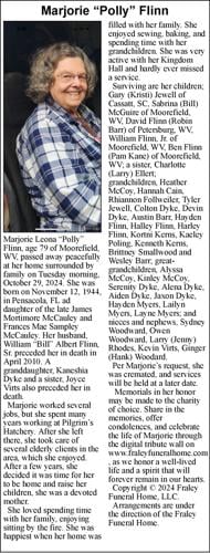 Marjorie “Polly” Flinn | Obituaries | dnronline.com
