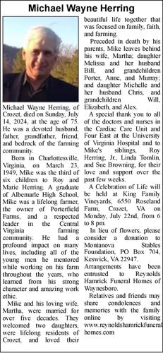 Michael Wayne Herring | Obituaries | dnronline.com