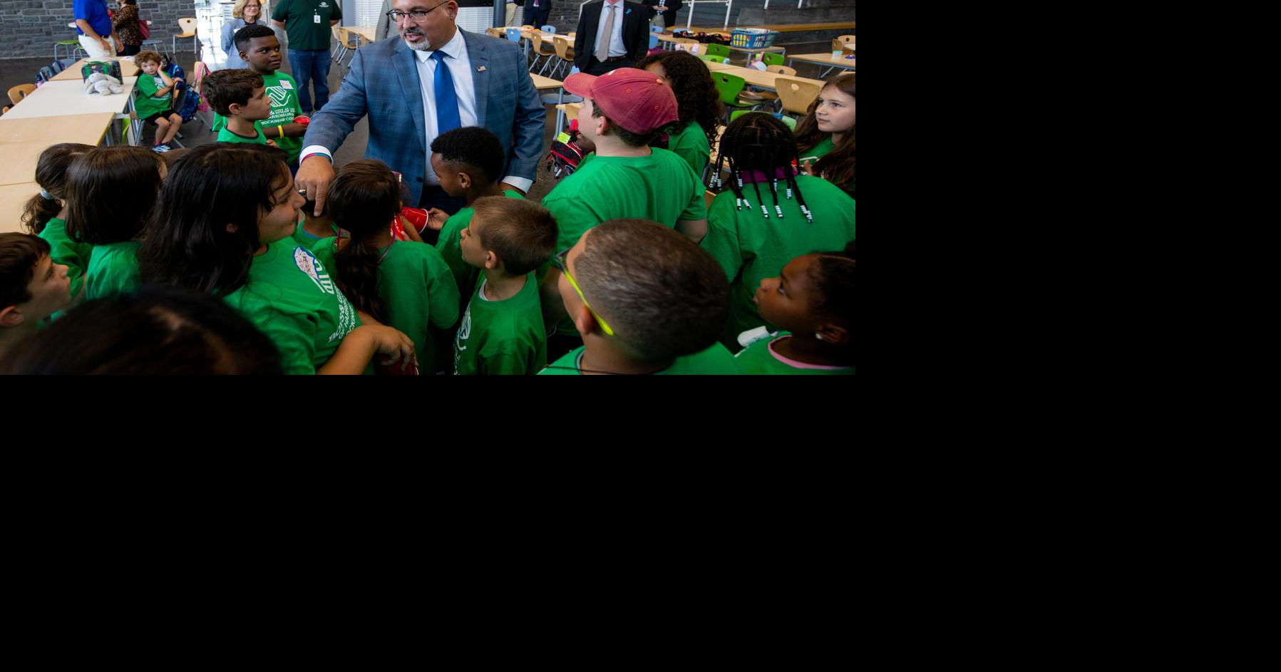 U.S. Secretary Of Education Visits Bluestone Elementary School As Part ...