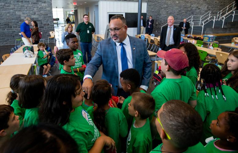U.S. Secretary Of Education Visits Bluestone Elementary School As Part ...