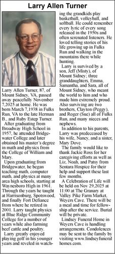 Larry Allen Turner | Obituaries | dnronline.com