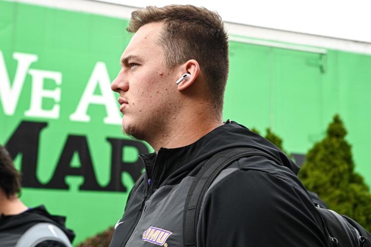JMU offensive lineman Trent Wilson making the most of freshman year ...