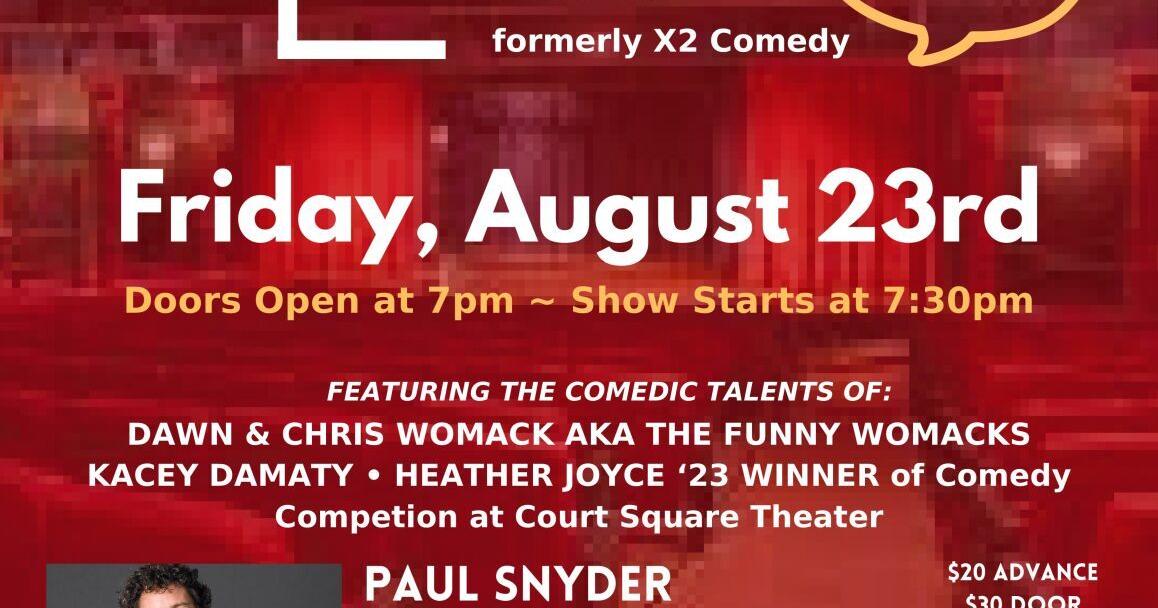 Comedy Couple Coming To Court Square on Aug. 23 | News | dnronline.com
