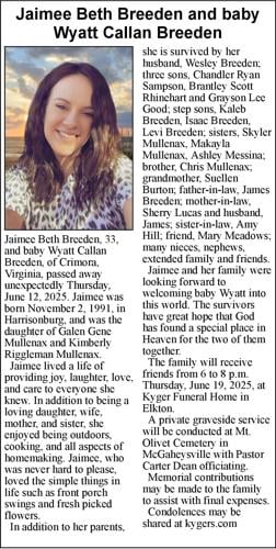 Jaimee Beth Breeden and baby Wyatt Callan Breeden | Obituaries ...