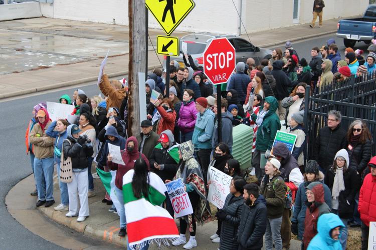 Hundreds in Harrisonburg protest against Trump's immigration policies ...