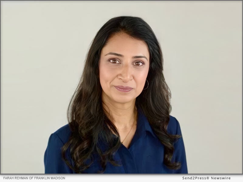 Franklin Madison Welcomes Farah Rehman as Group Vice President, Revenue ...