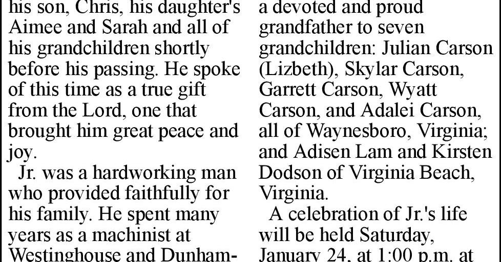 William Grady Lam Jr. | Obituaries | dnronline.com