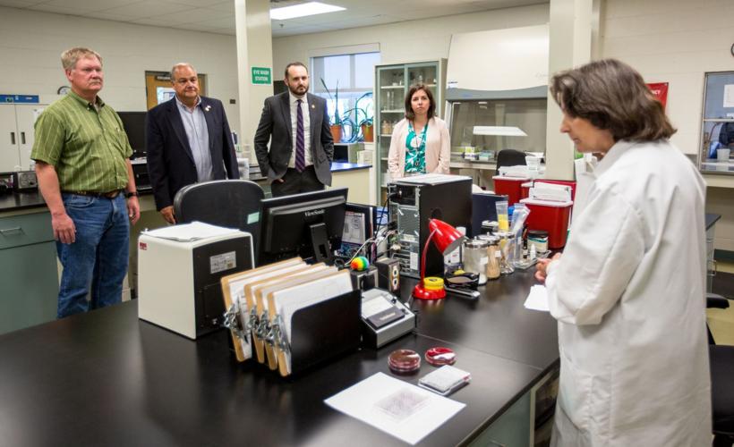 VDACS Commissioner Brad Copenhaver Tours City Animal Lab | News ...