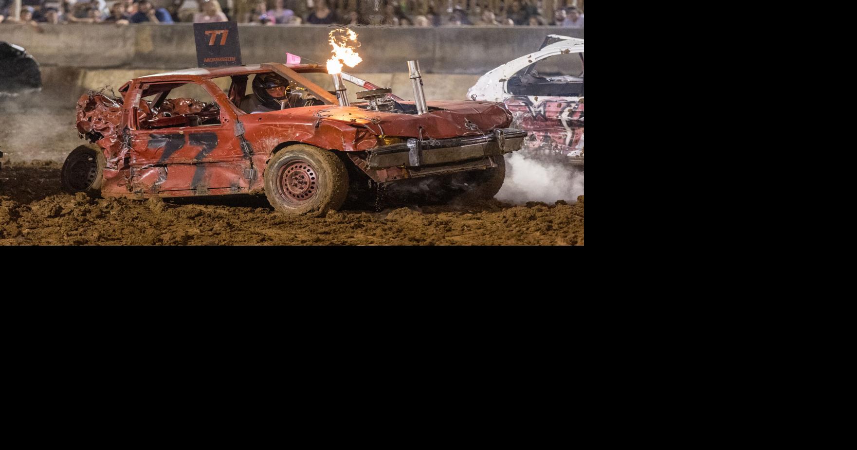 Demolition Derby Drives Crowd Wild At Rockingham County County Fair ...