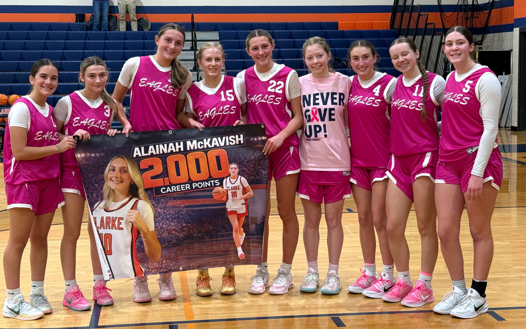 Clarke County's Alainah McKavish scores career-best 38 points in win to ...
