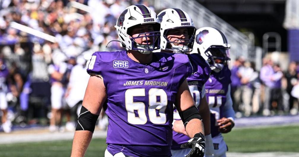 JMU offensive lineman Trent Wilson making the most of freshman year ...