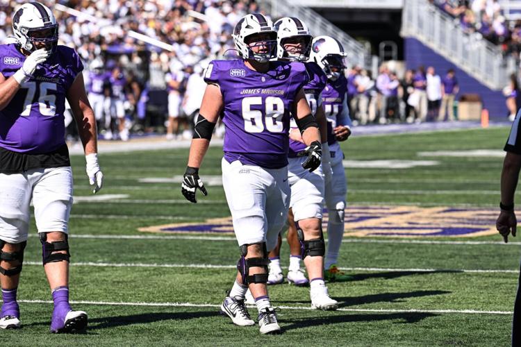 JMU offensive lineman Trent Wilson making the most of freshman year ...