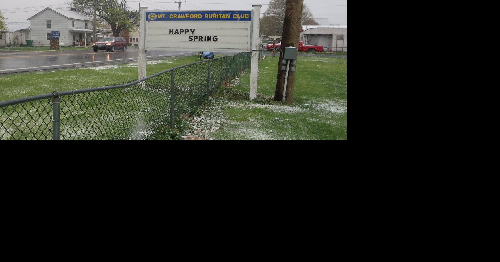 'These Things Happen': Mid-April Storm Brings Late Snow | Harrisonburg ...