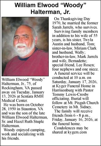 William Elwood “Woody” Halterman, Jr. | Obituaries | dnronline.com